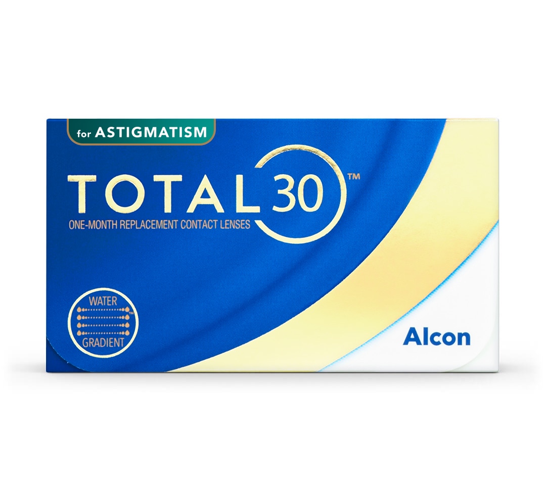 Total 30® For Astigmatism 3 Contact Lenses | Alcon | Clearly